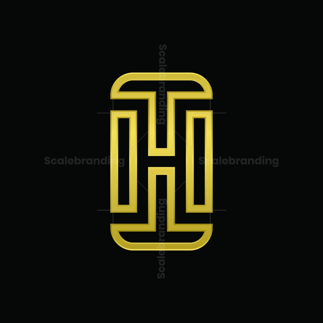 gold letter HT or TH logo | Scalebranding