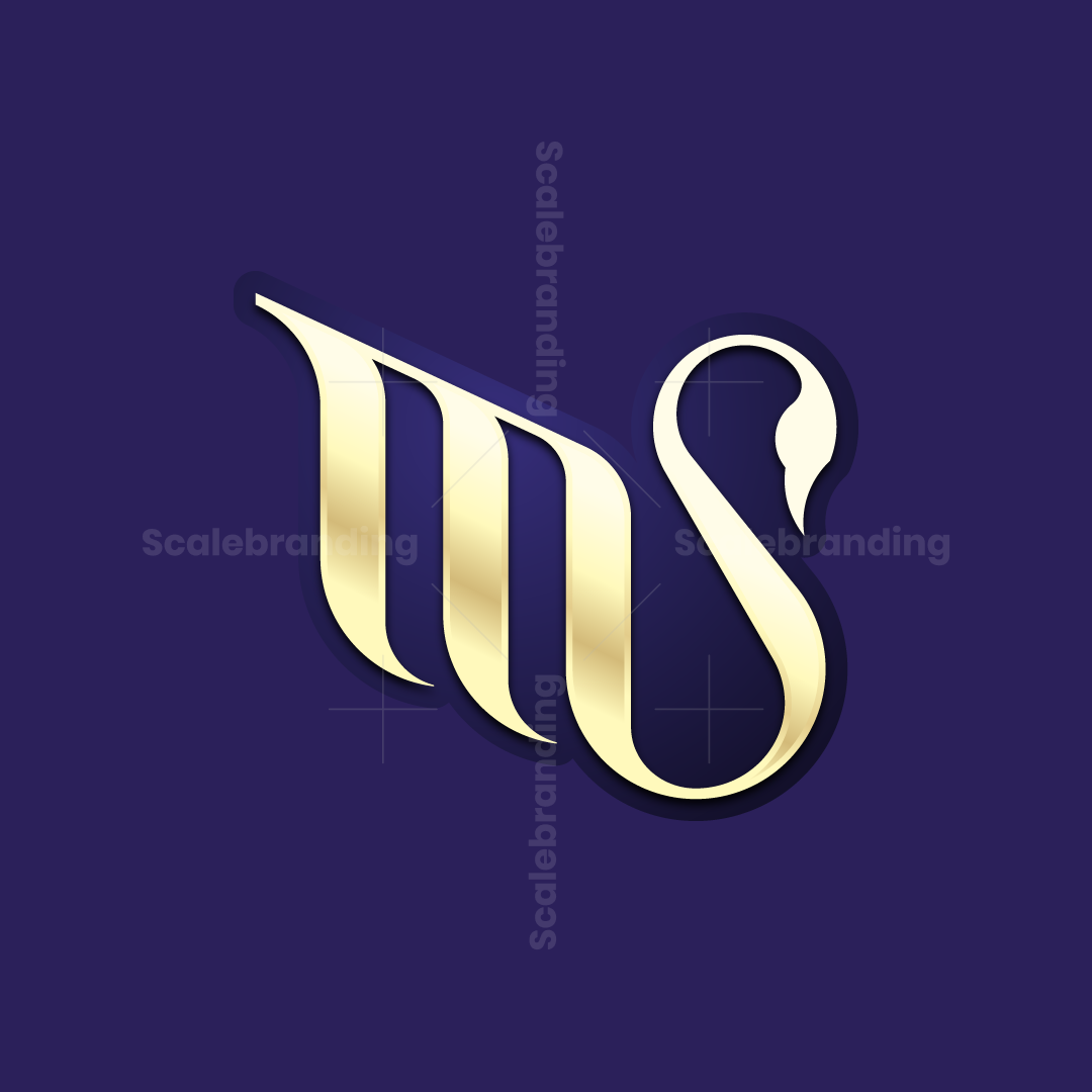 Swan Letter M Elegant Exclusive logo | Scalebranding