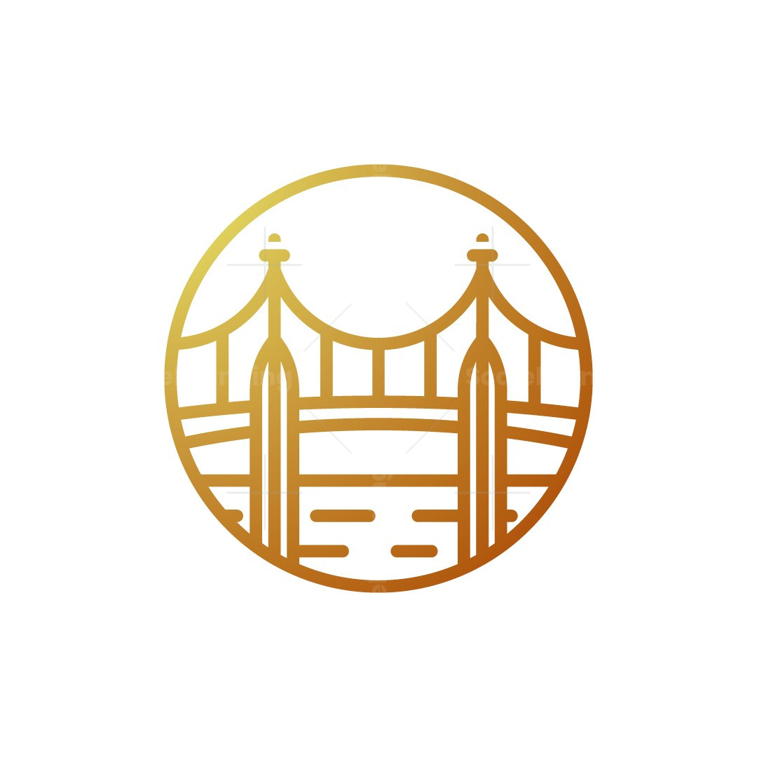 Golden Bridge Logo Golden Gate Bridge By David Hultin