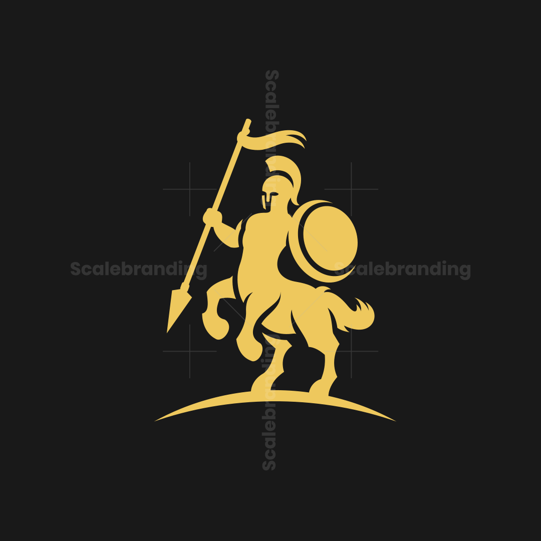 Glorious Centaur Warrior Triumphant Logo | Scalebranding