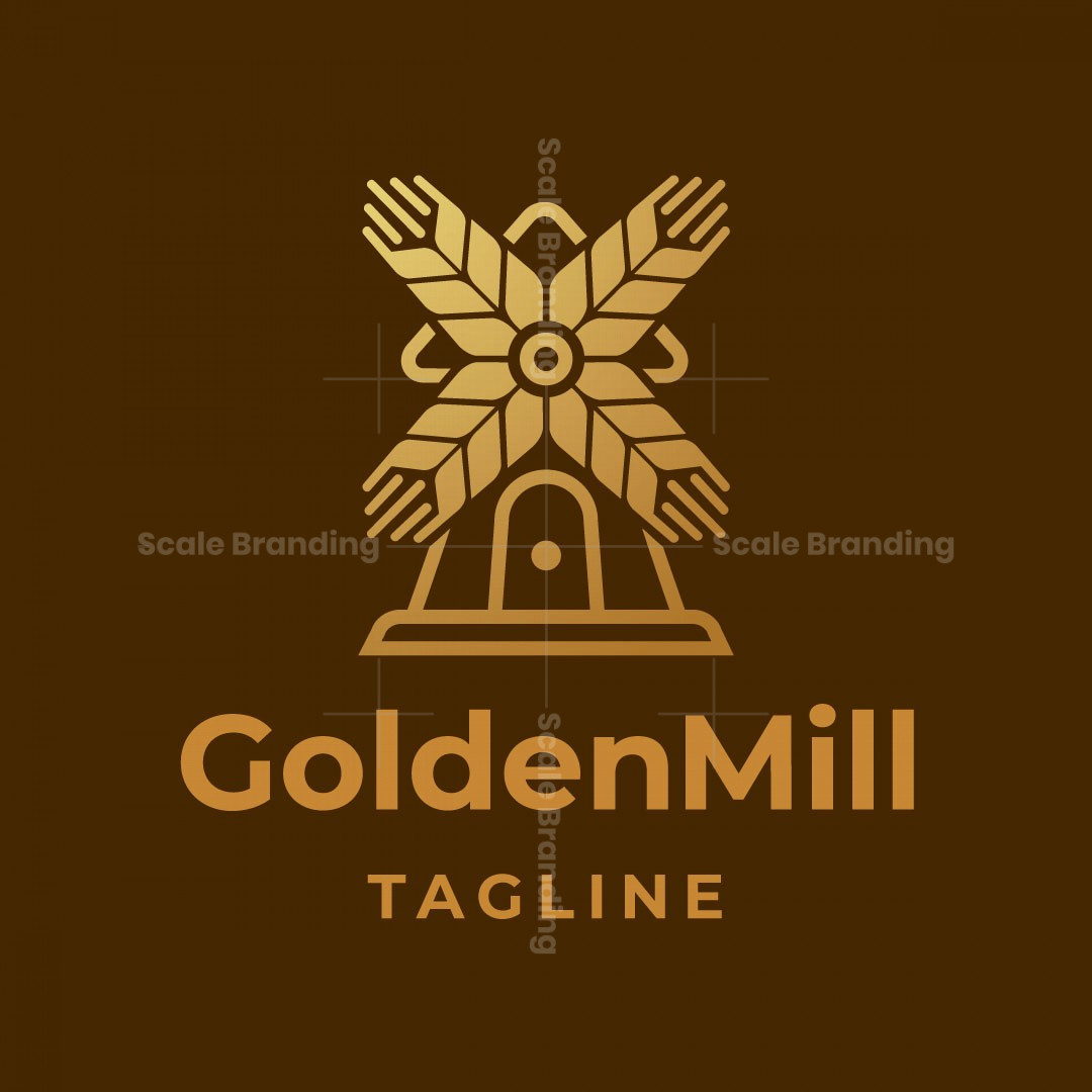 Golden Mill Logo | Scalebranding
