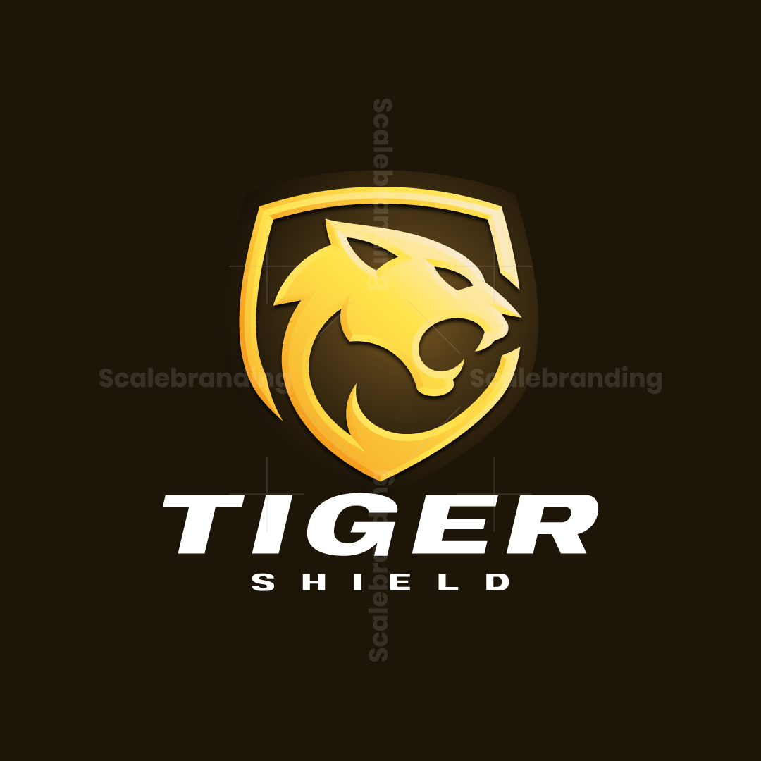 Brave Tiger Roar Shield logo | Scalebranding