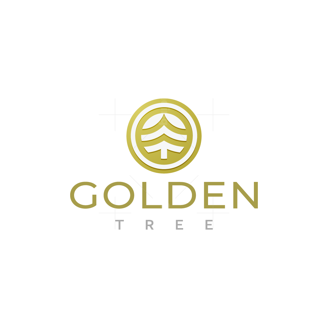 Golden Tree Modern Geometry logo | Scalebranding