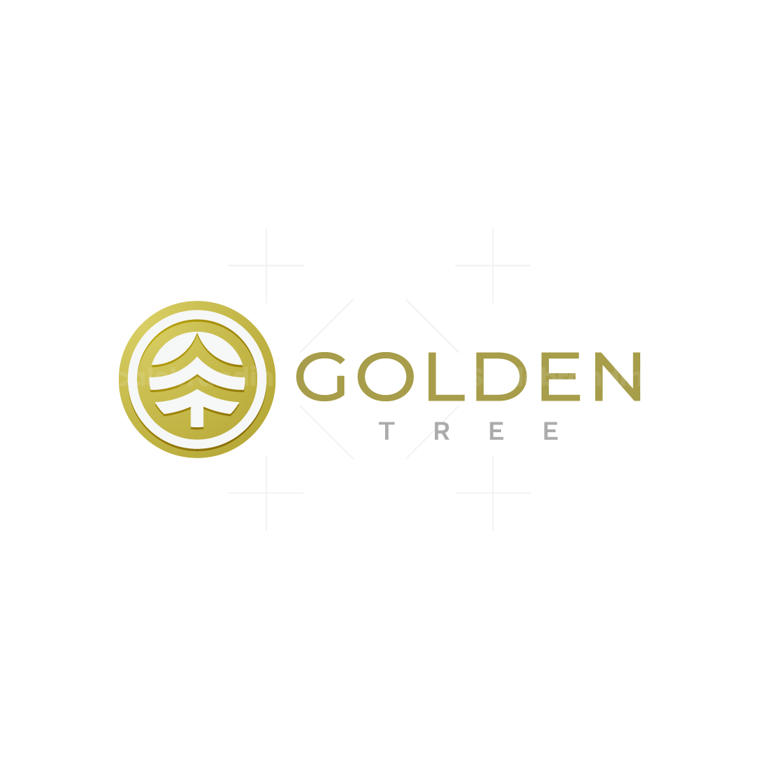 Golden Tree Modern Geometry logo | Scalebranding