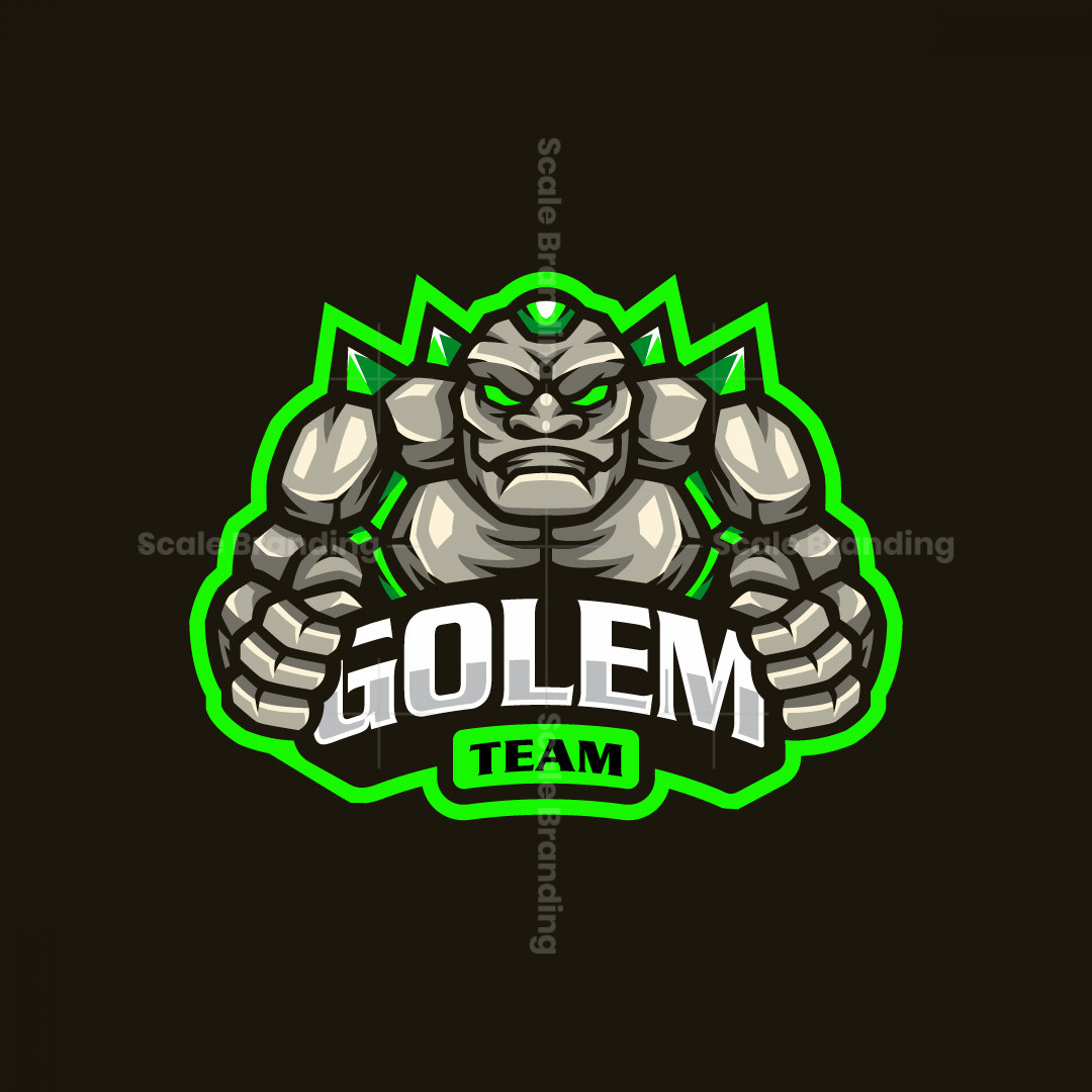 Golem Team Mascot Logo | Scalebranding