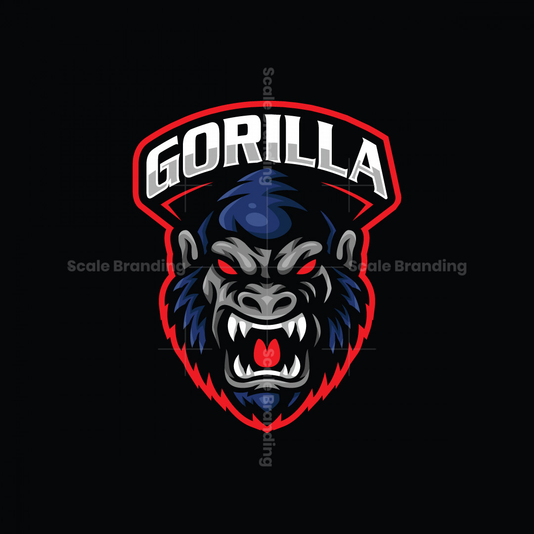Gorilla Esport Mascot Logo | Scalebranding