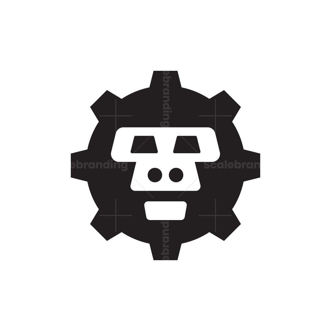 Gorilla Machine Logo | Scalebranding