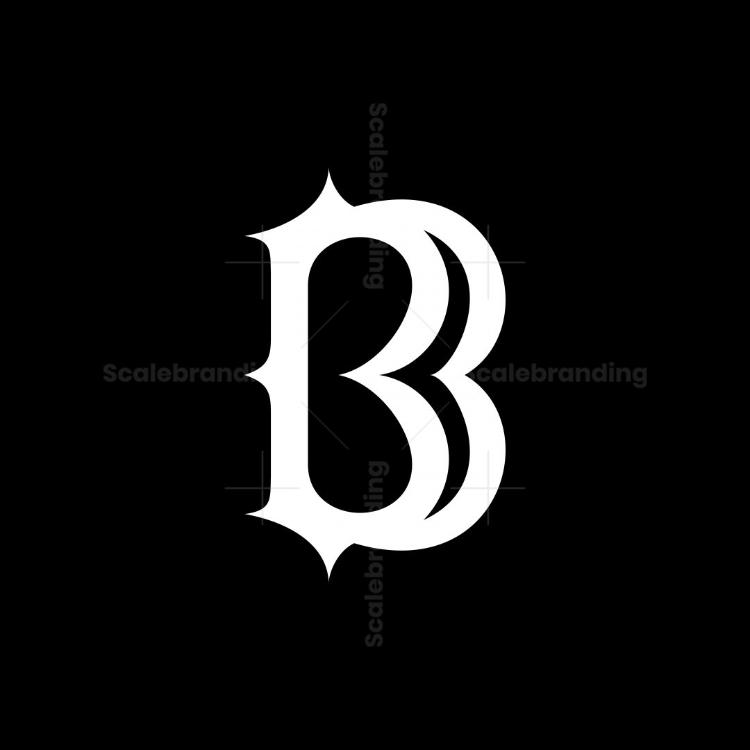 Letter B BB Gothic Identity Logo | Scalebranding