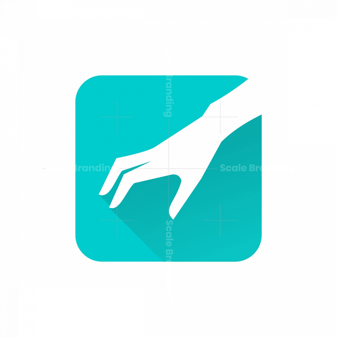Grabbing Hand Icon Logo | Scalebranding