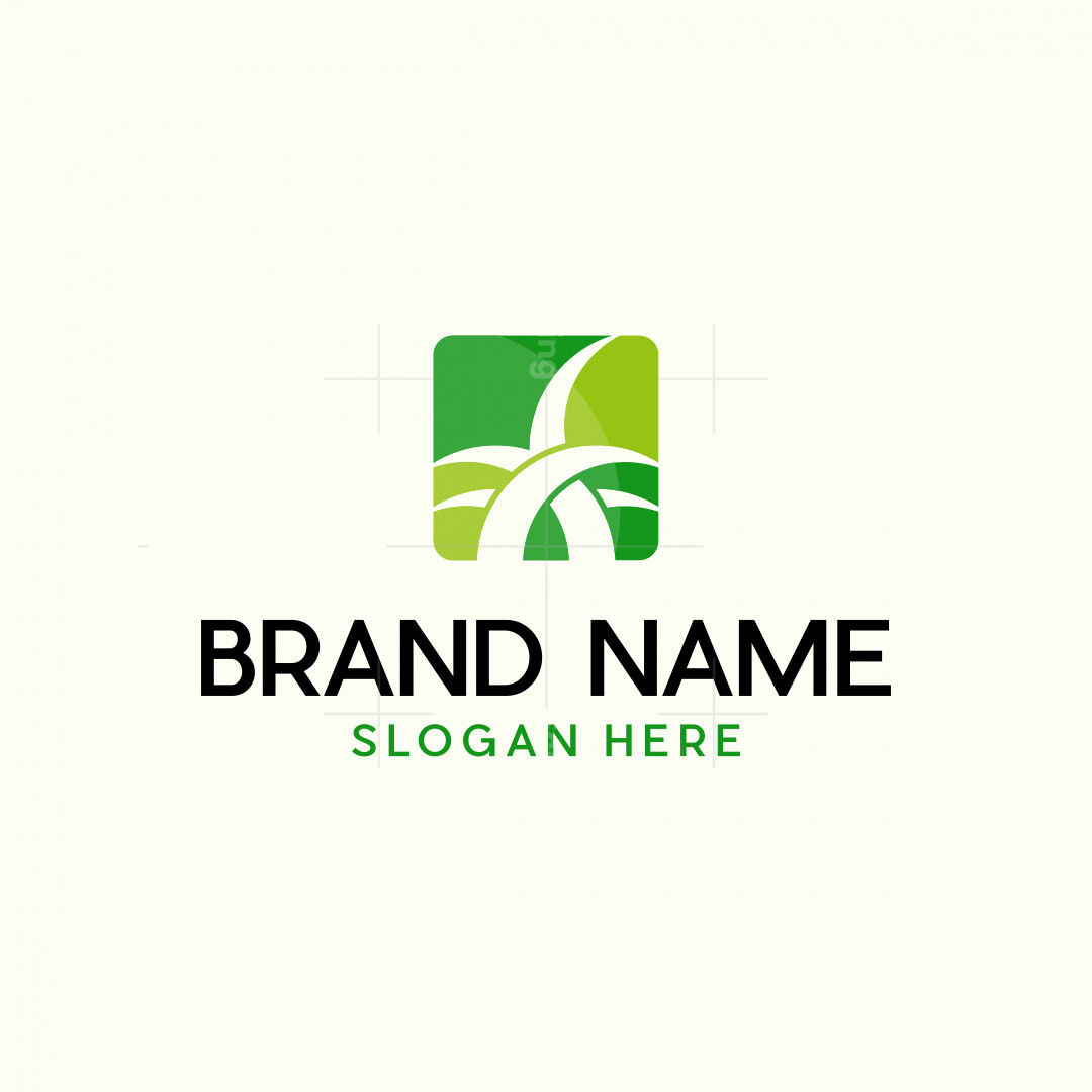 Grass Square Logo | Scalebranding