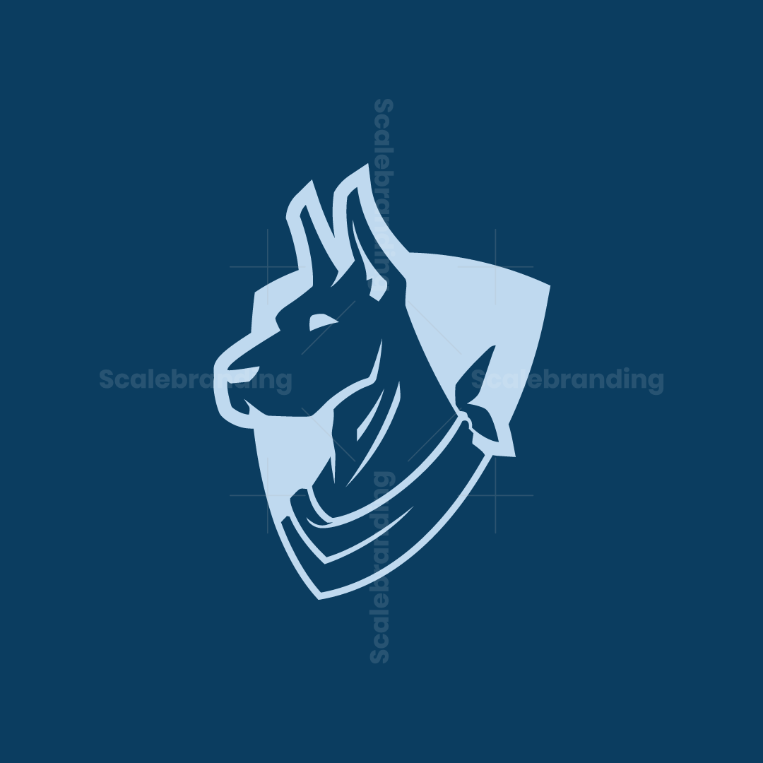 Great Dane Dog Shield Logo | Scalebranding