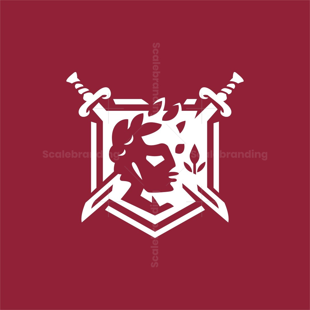 Greek Warrior Logo Spartan Ares Logo
