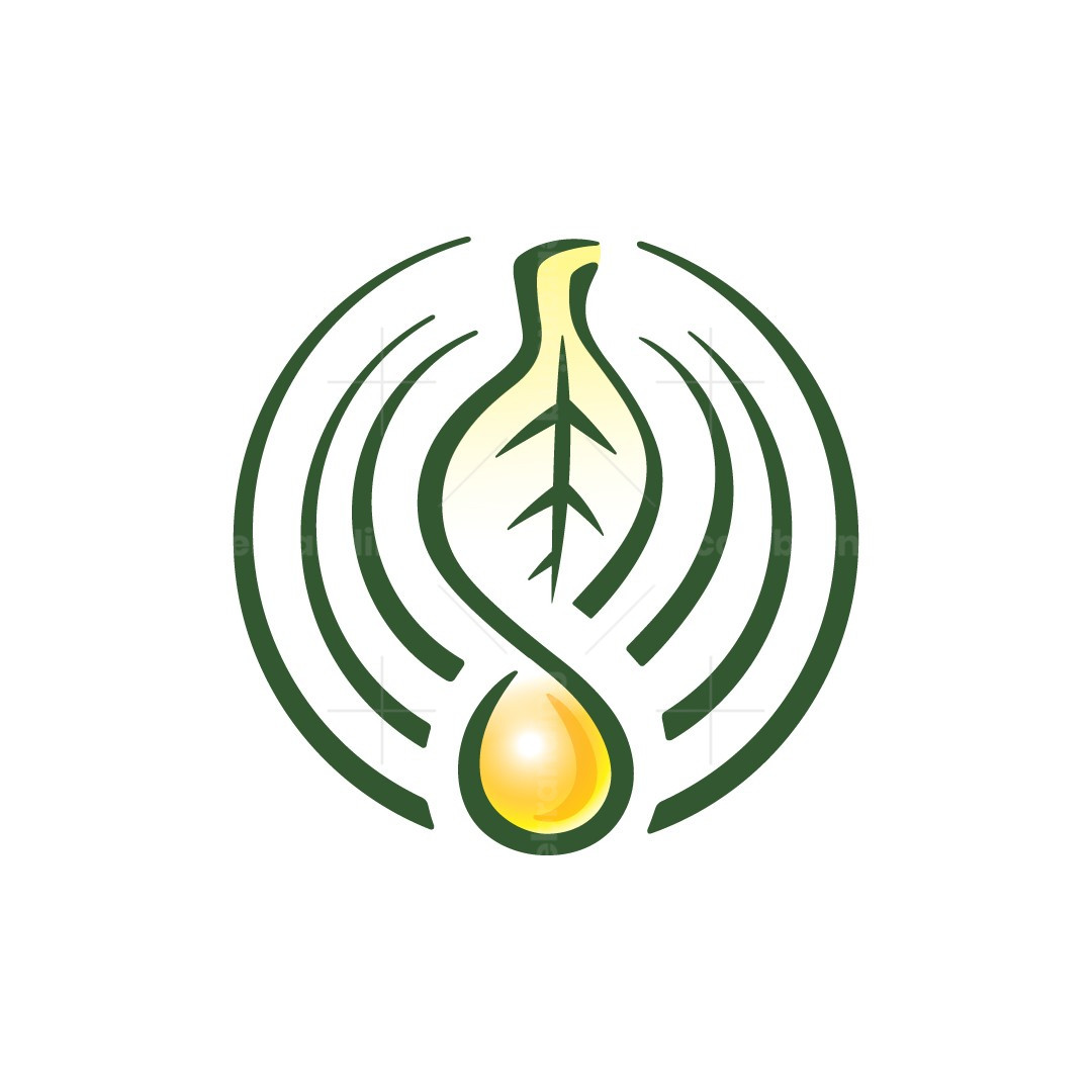 Green Leaf Herbal Oil Extract Logo | Scalebranding