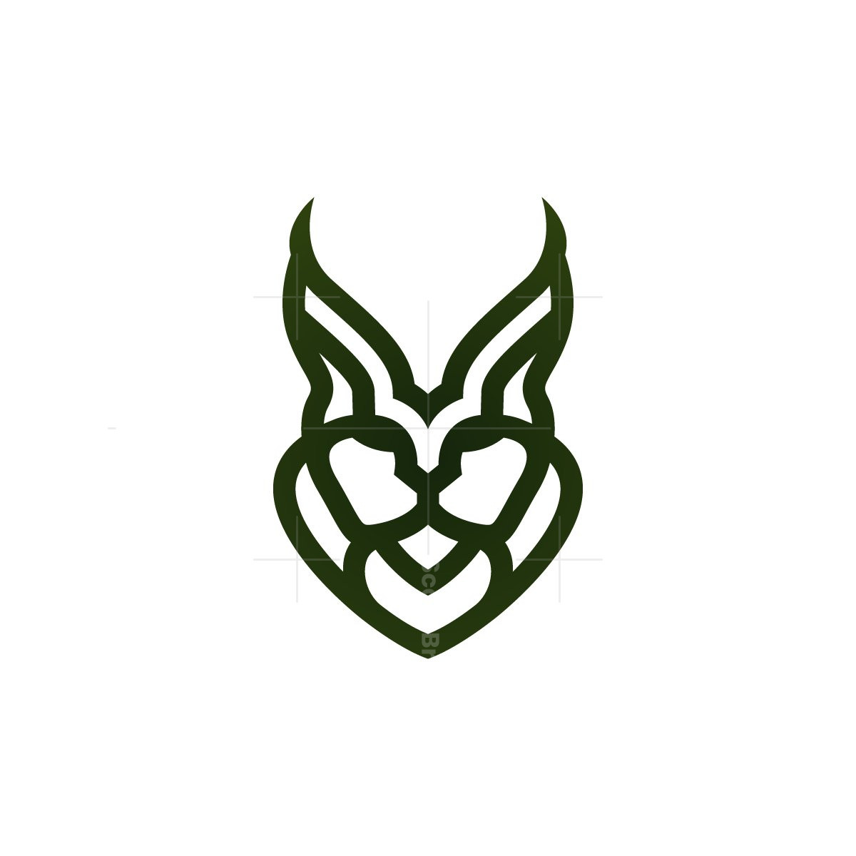 Green Lynx Logo Lynx Head Logo | Scalebranding