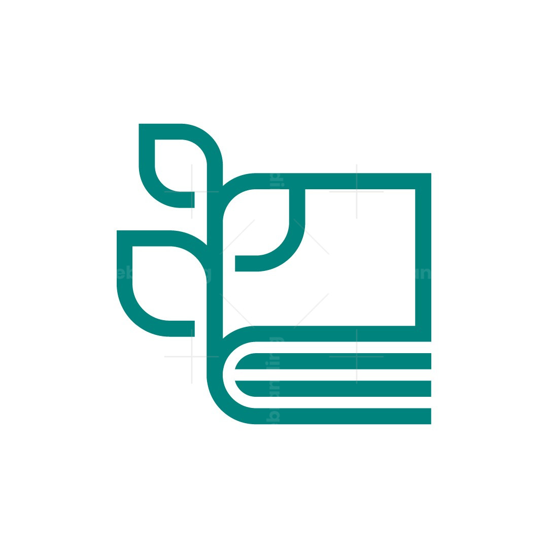 Green Plant Book Logo | Scalebranding