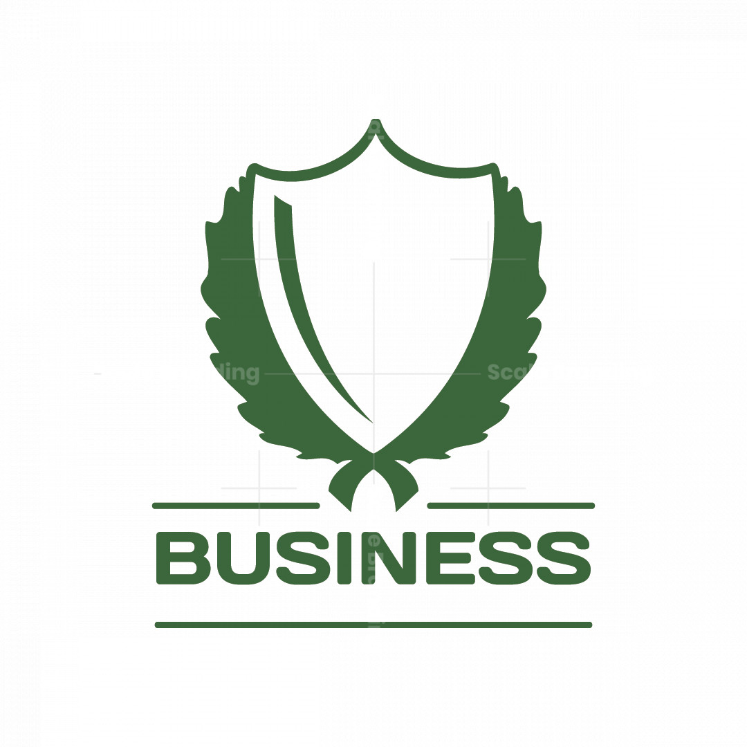 Green Shield Symbol Logo | Scalebranding