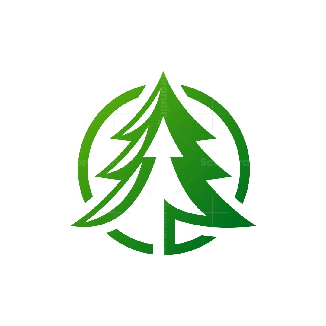 Green Way Pine Arrow Logo | Scalebranding