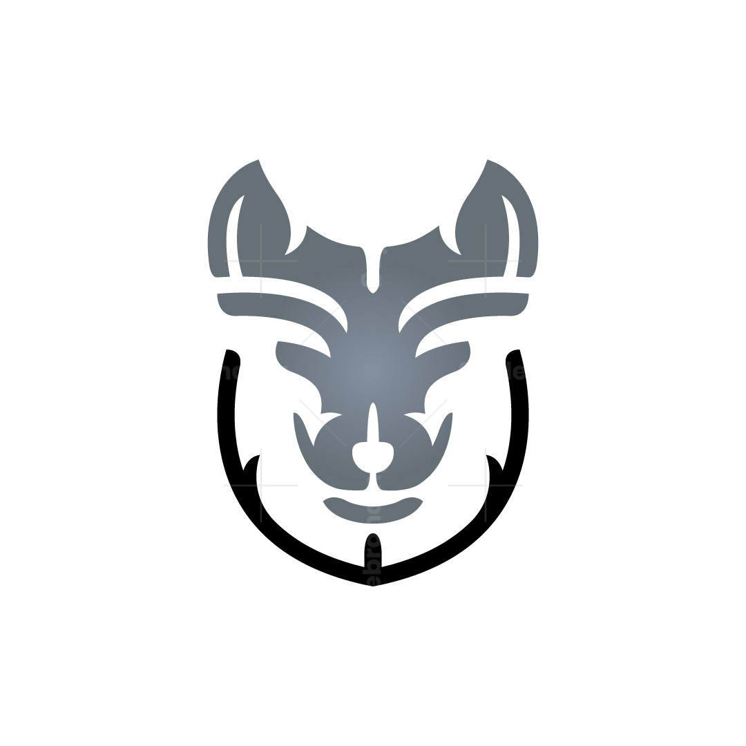 Pack Wolf Logo Design Simple Silver Wolf Head Logo Grey Wolf Logo ...