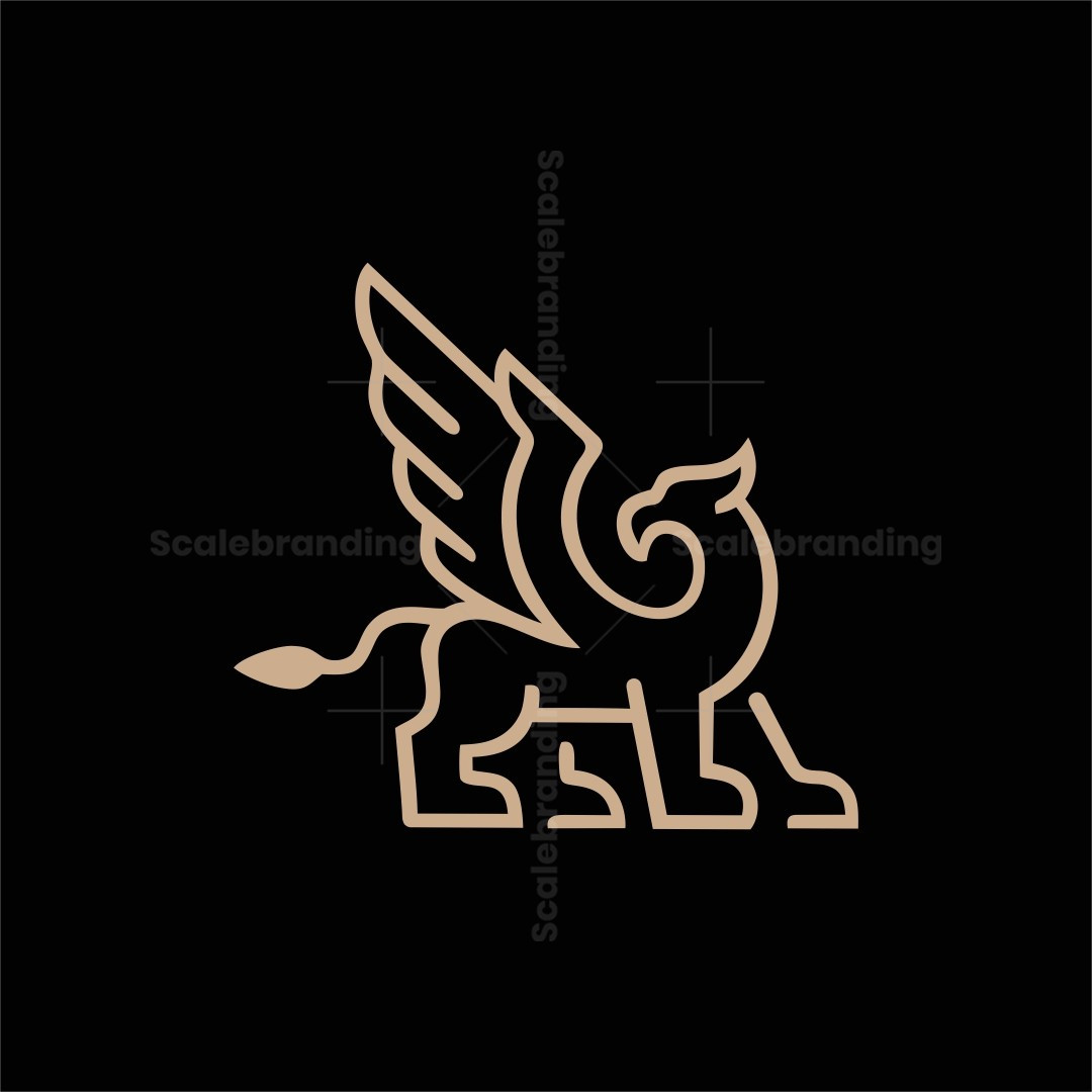 Griffin Logo Line Gryphon Logo | Scalebranding