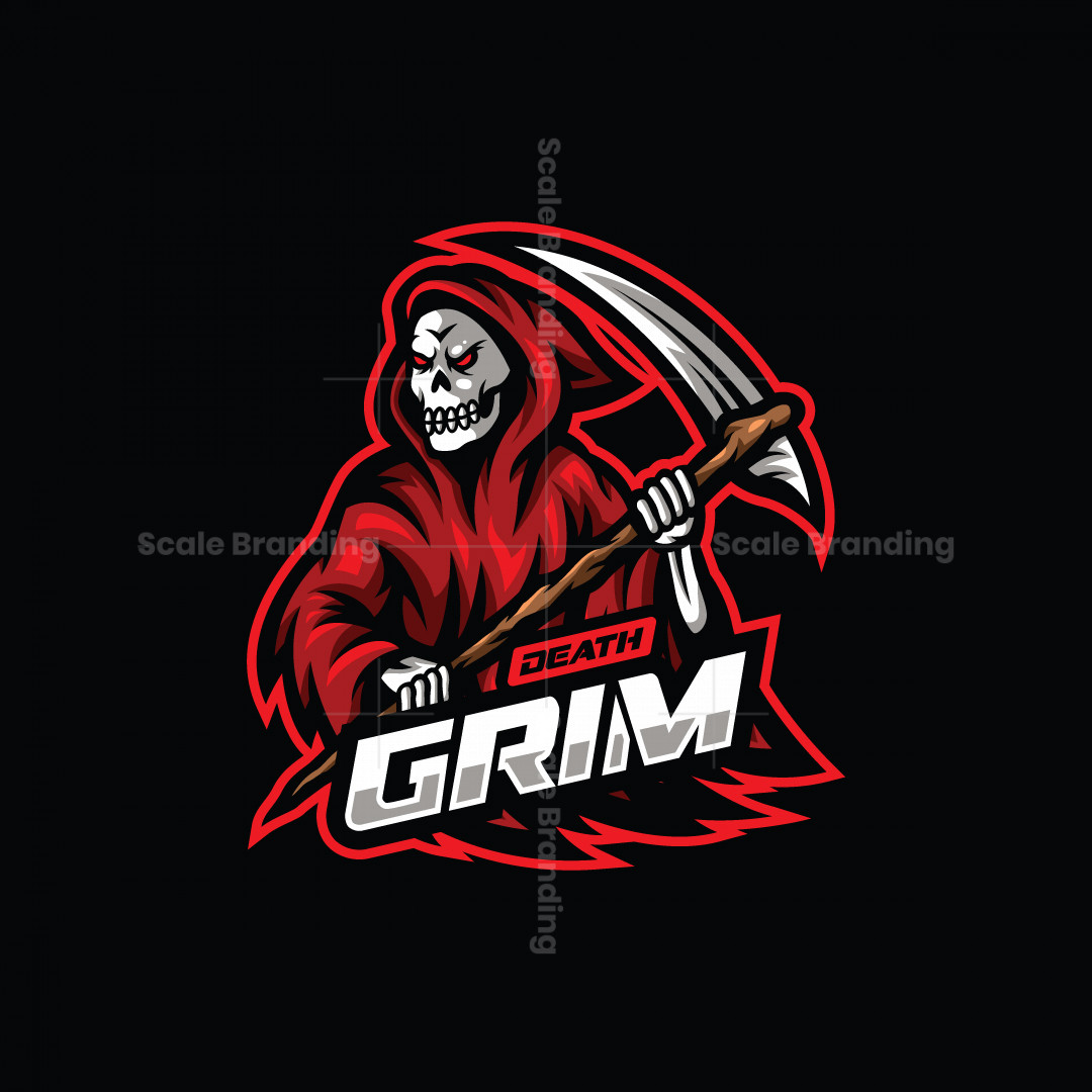 Grim Reaper Mascot Logo | Scalebranding