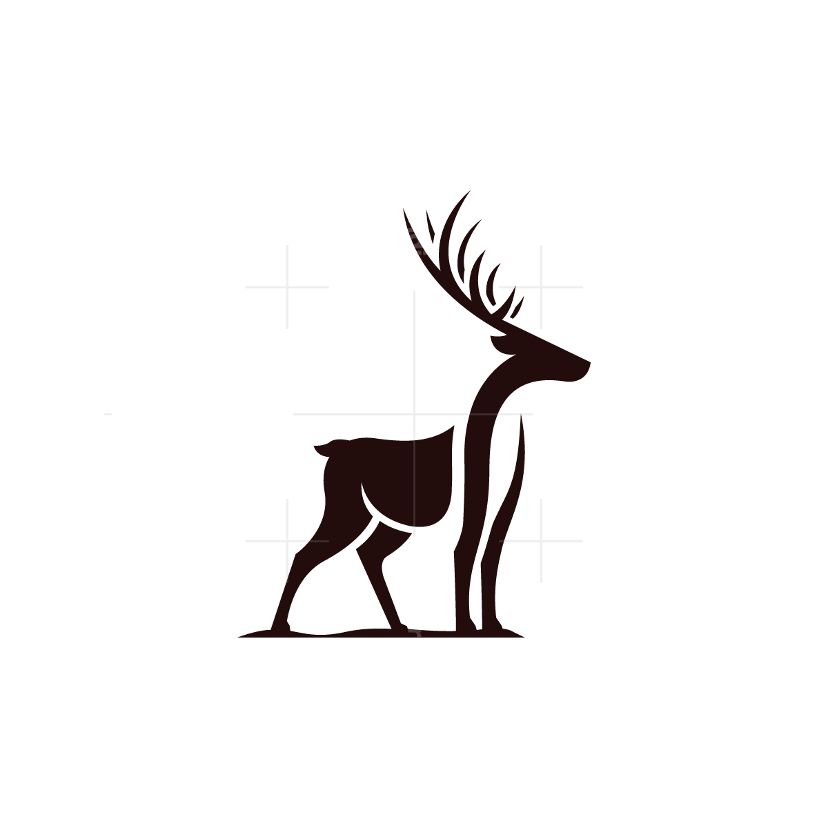 Buck Logo Stag Logo Proud Deer Logo Herd Dominant Deer Logo | Scalebranding