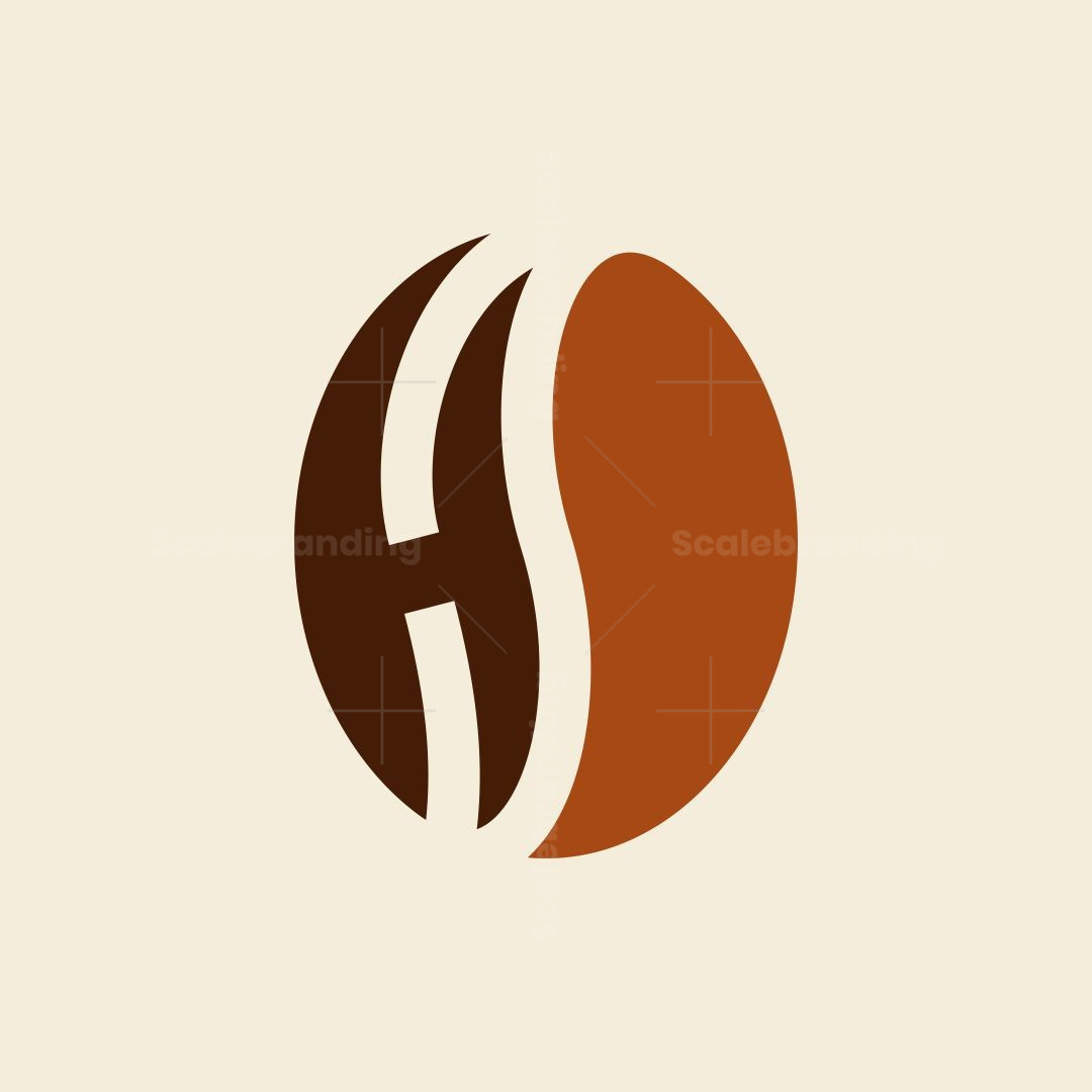 H Bean Coffee Logo | Scalebranding