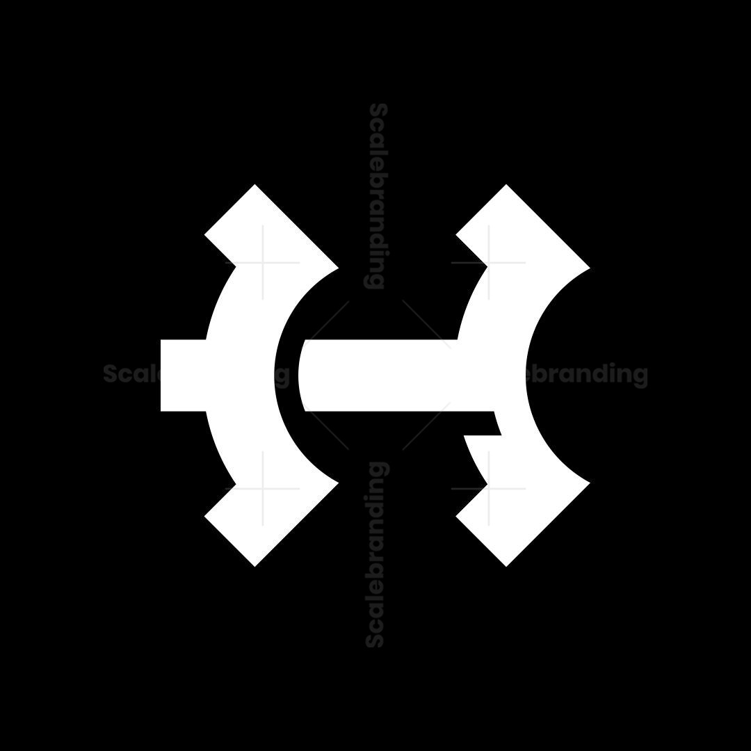 H Gear Minimalist Logo | Scalebranding