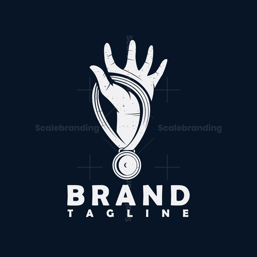 Hand and Medal Logo | Scalebranding