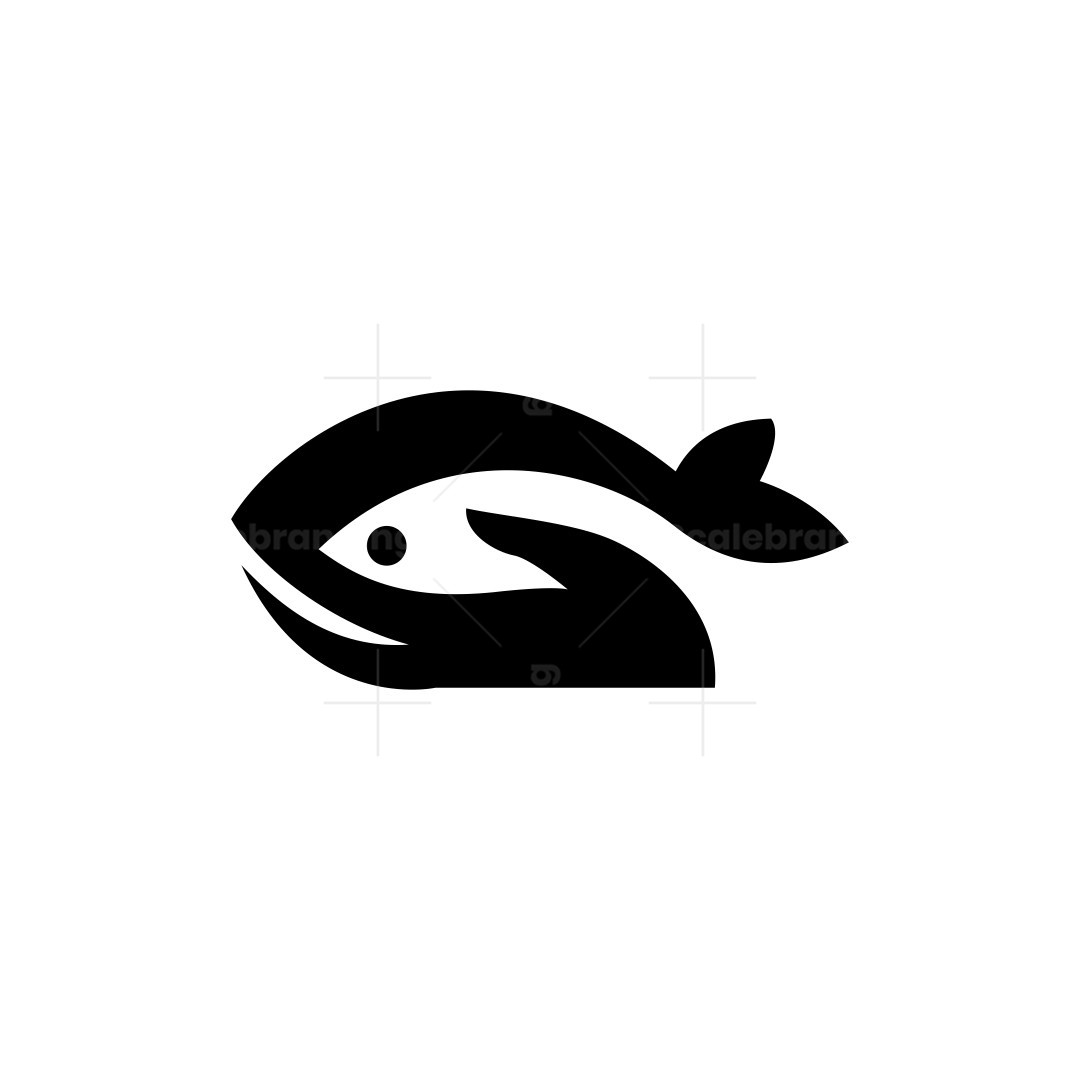 Hand Care Fish Letter G Logo | Scalebranding