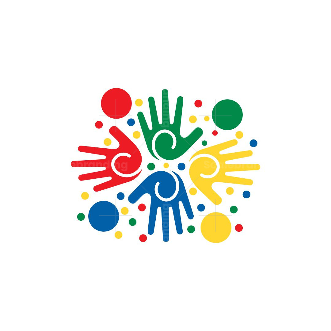 Colorful Hand Logo