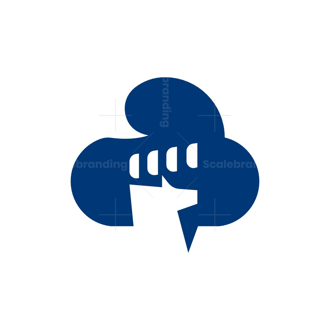 Modern Iconic Hand Cloud Logo | Scalebranding