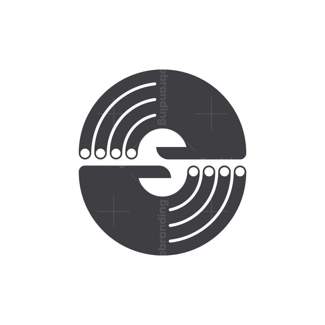 Hands Vinyl Record Letter S Logo | Scalebranding