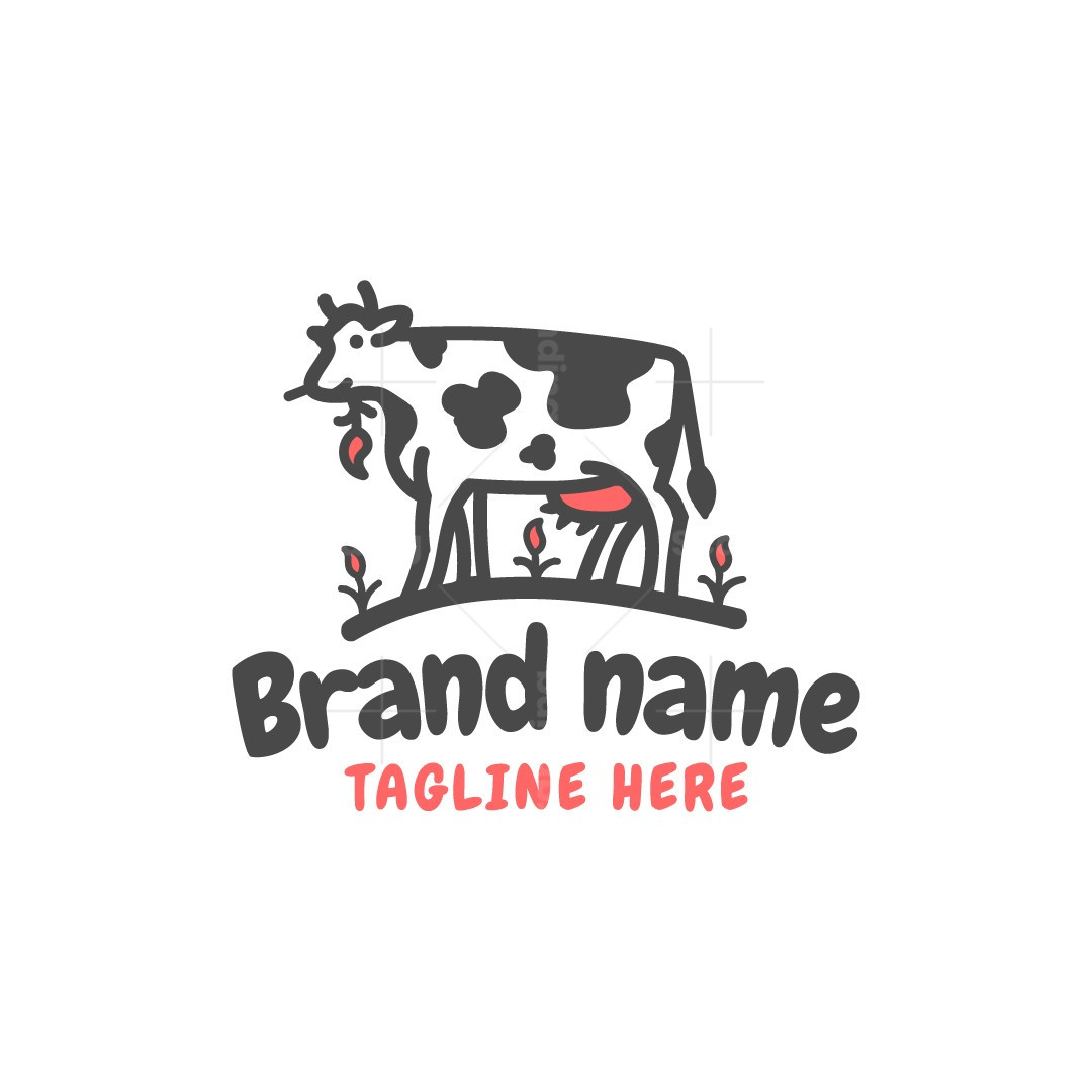 Handwritten Cow Logo | Scalebranding