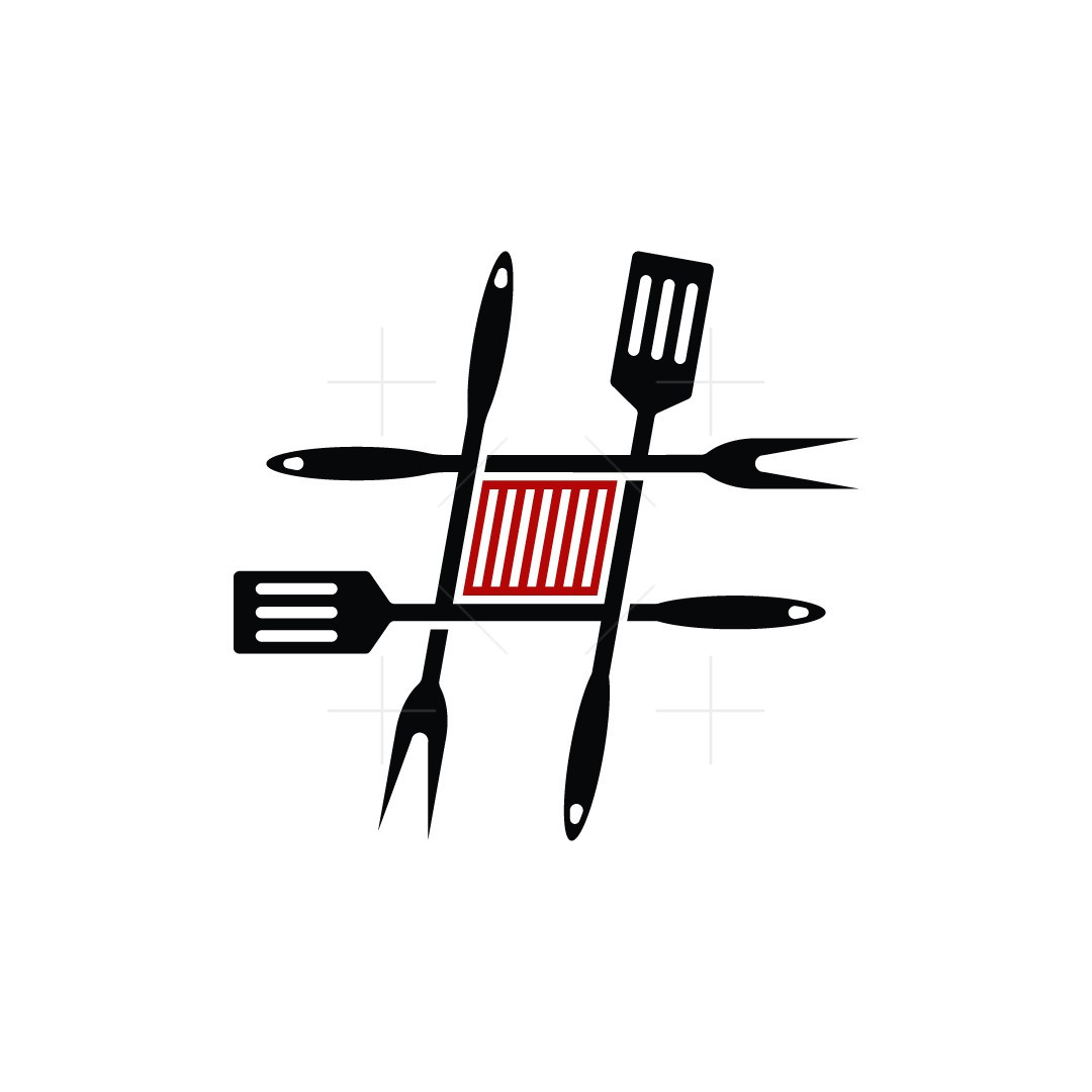 Hashtag Grill Restaurant Modern Logo | Scalebranding