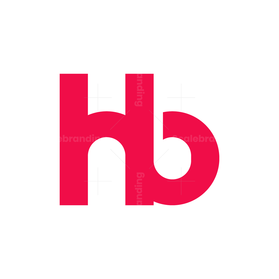 Letters HB Monogram Modern Logo | Scalebranding