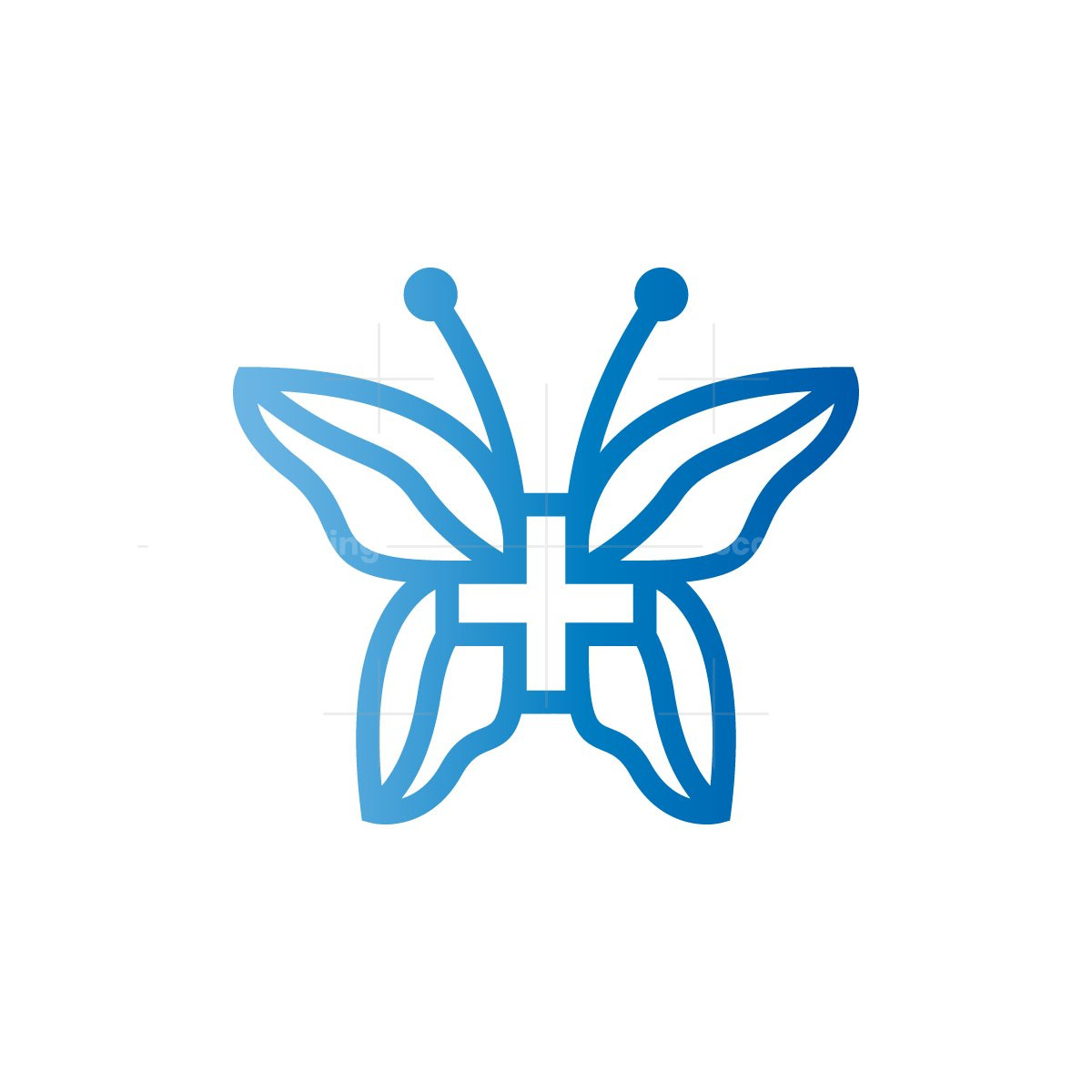 Health Care Butterfly Logo | Scalebranding