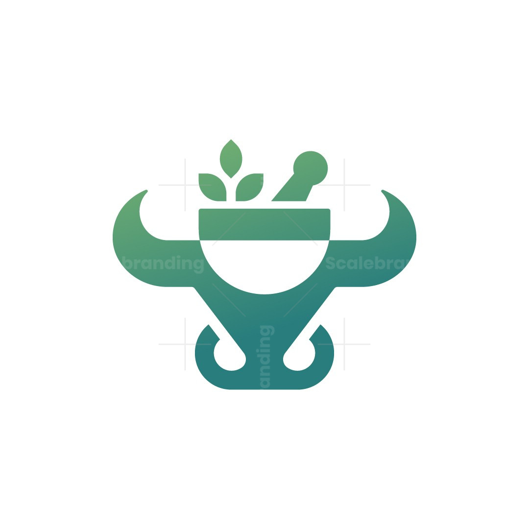 Herbal Pharmacy Bull Logo | Scalebranding