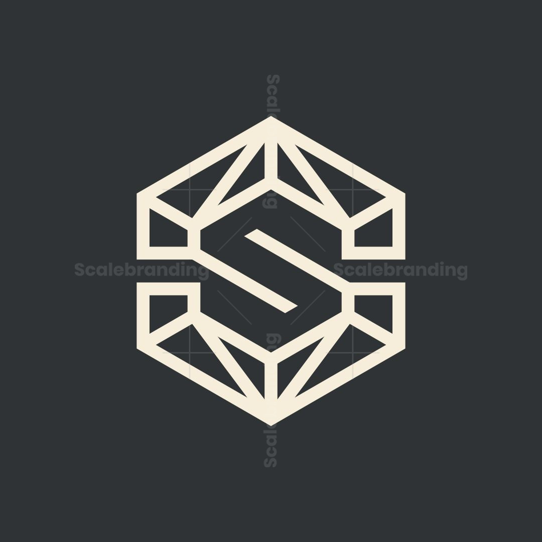 hexagon and letter s logo | Scalebranding
