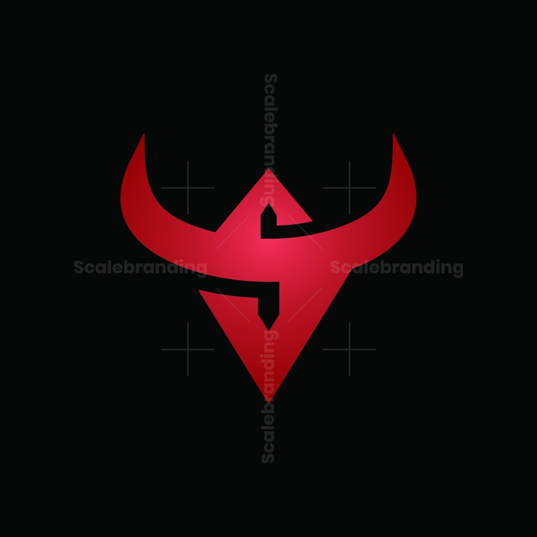 horned S letter logo | Scalebranding