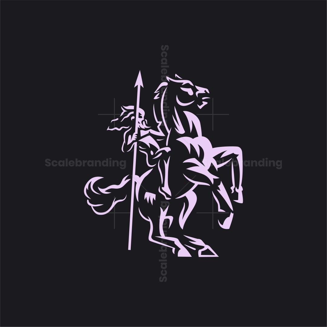 Horse Rider Warrior Logo | Scalebranding