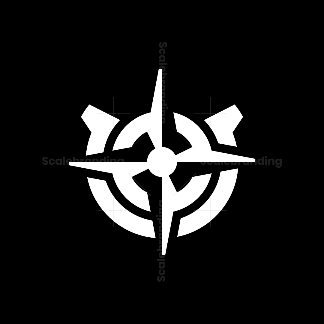 Horse Shoe Compass Arrow Logo | Scalebranding