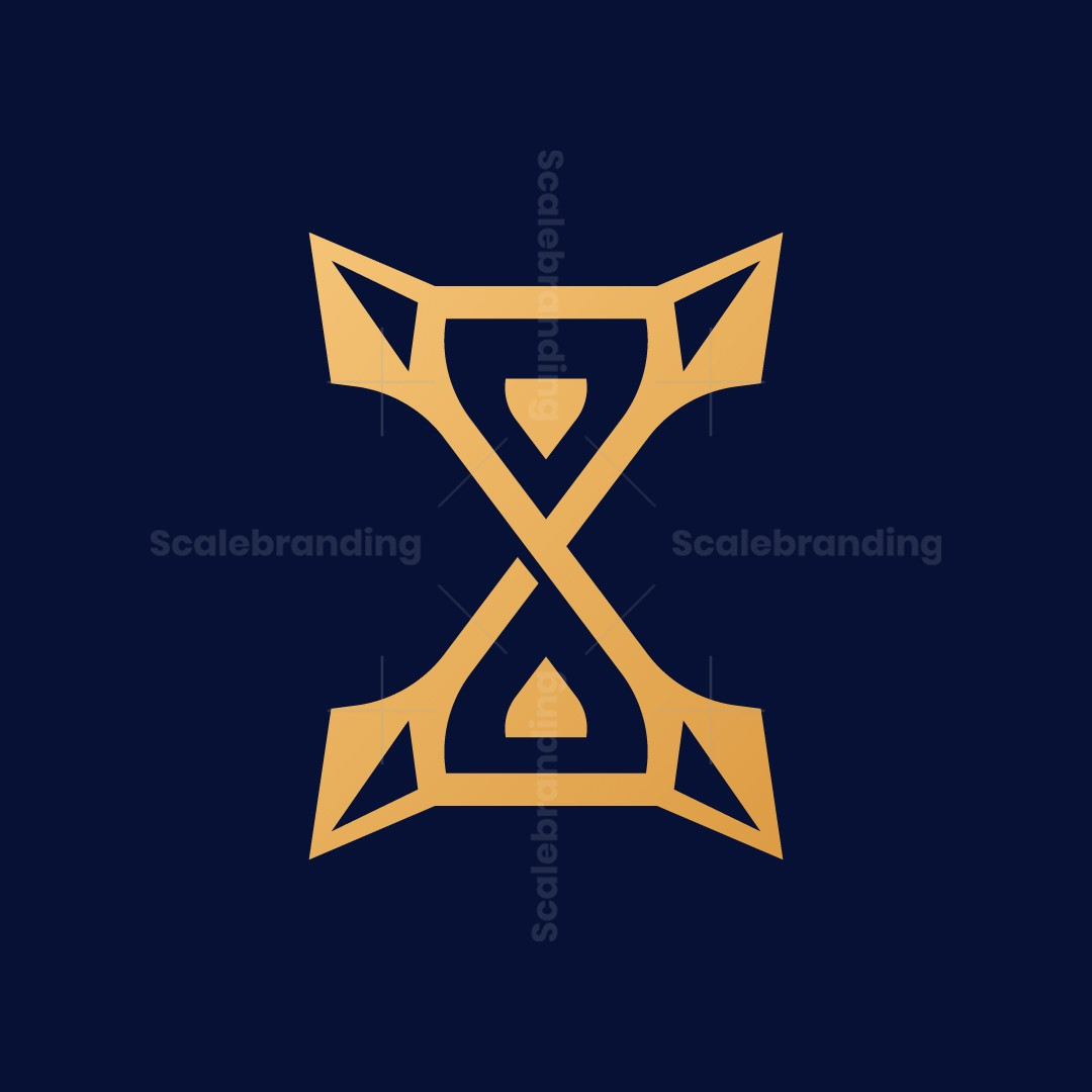 Hourglass arrow or spear logo | Scalebranding