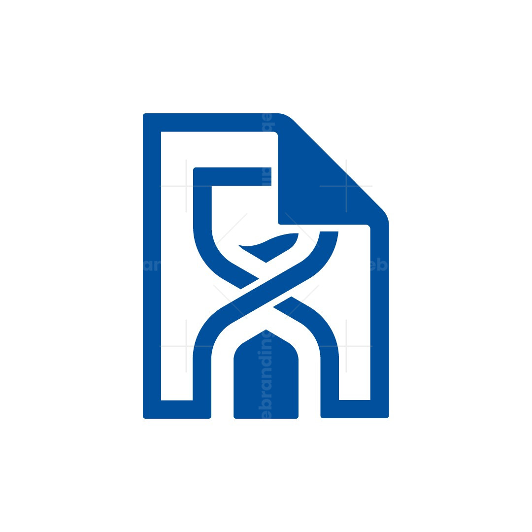 Hourglass Document Logo | Scalebranding