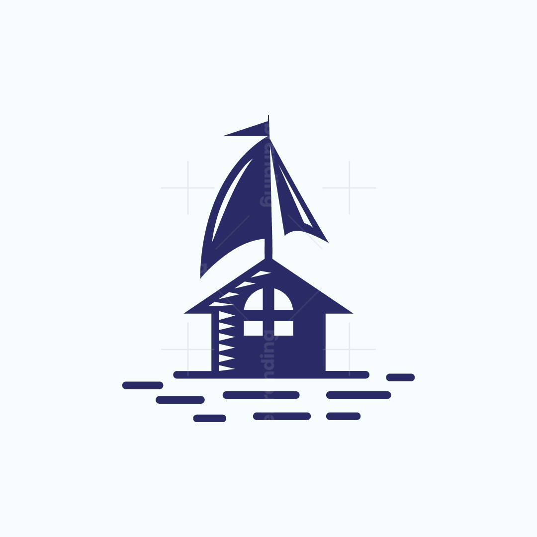 House Boat Sailing Logo | Scalebranding