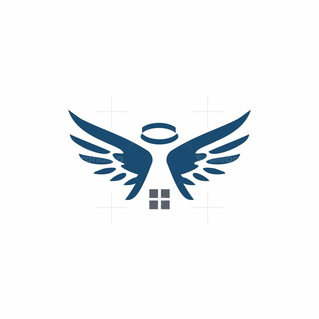Angel Logo Design Premium Vector | Luxury Angel Logo Design For Your