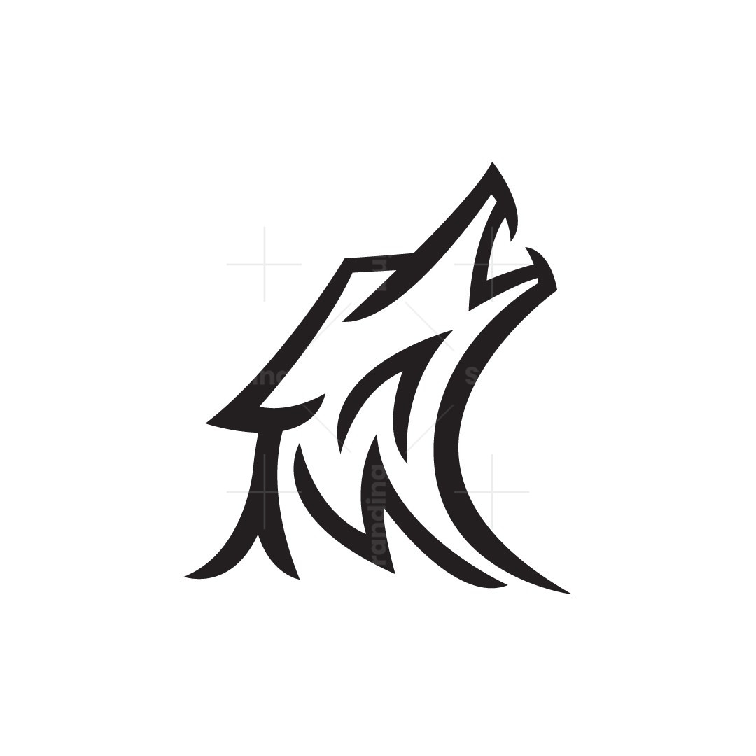 Howling Wolf Symbol