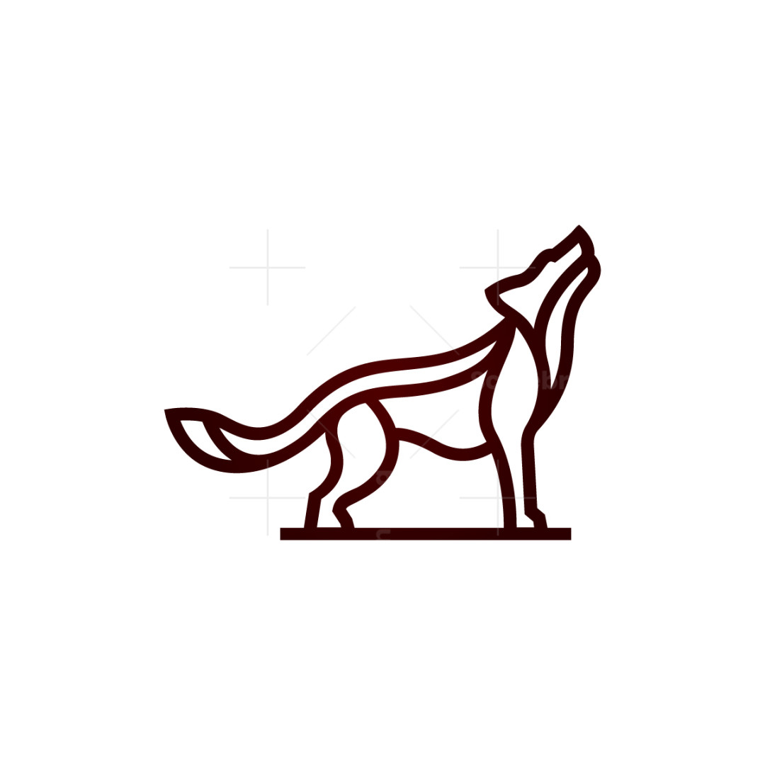 Howling Wolf Logo Wolfpack Logo | Scalebranding