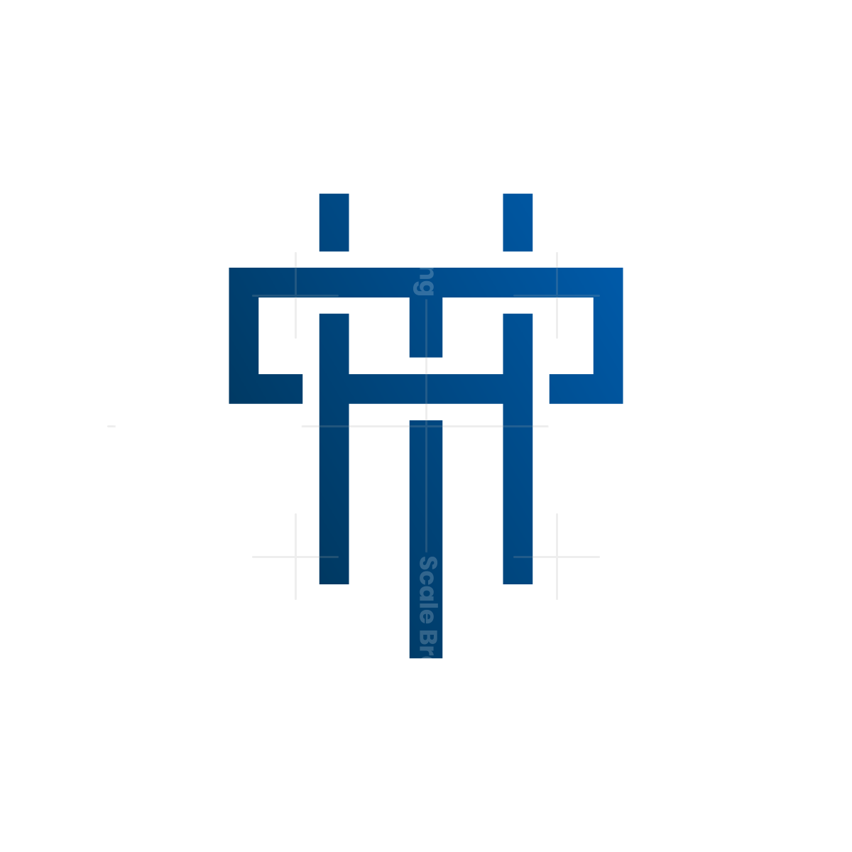 HT Monogram Logo Letters HT Logo Letters TH Logo | Scalebranding