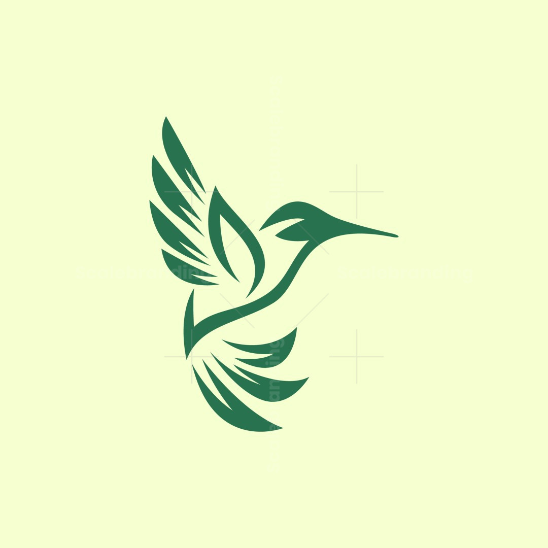 hummingbird leaf Logo | Scalebranding