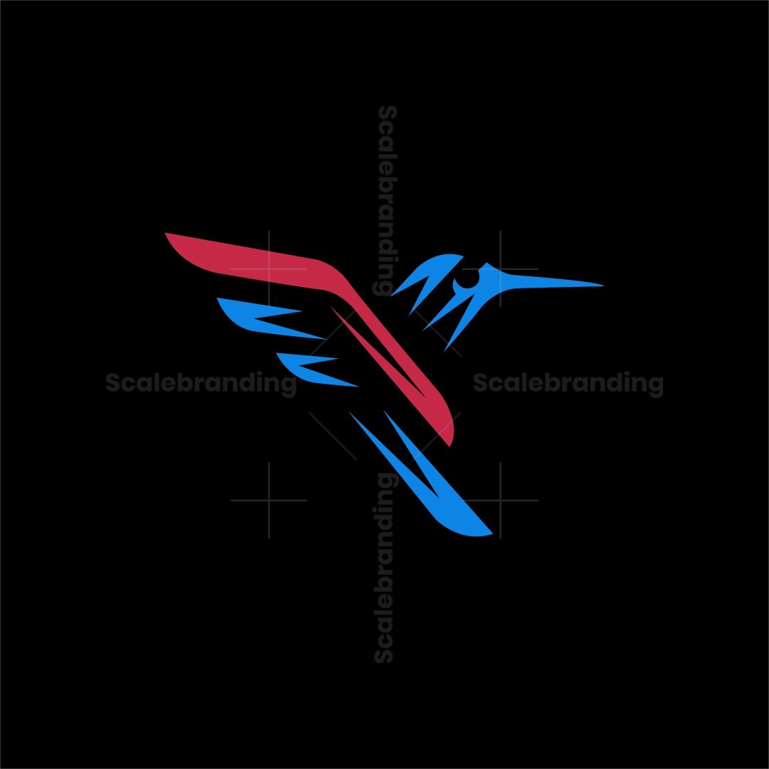 Hummingbird Logo Modern Colibri Logo | Scalebranding